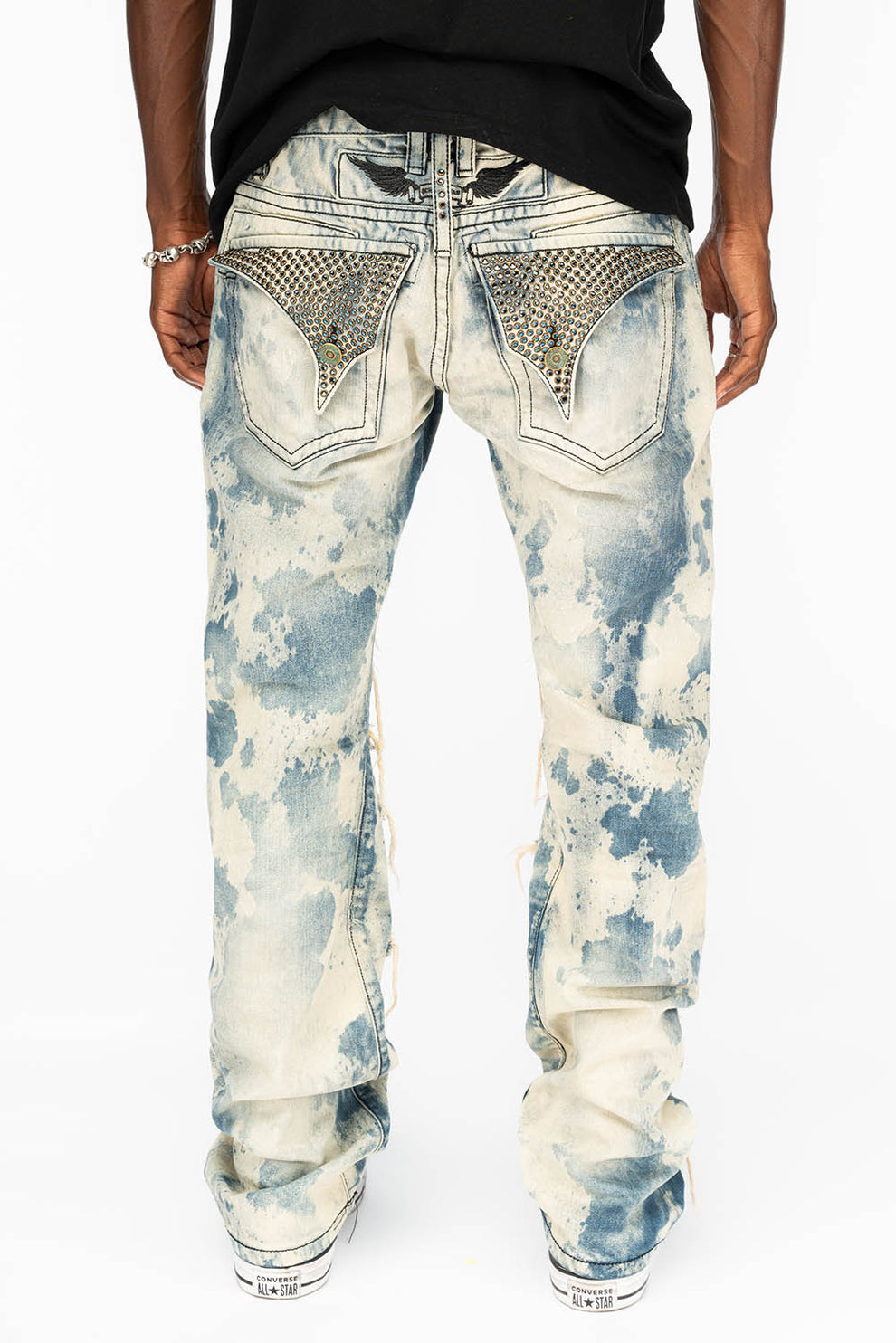 ROBIN'S VINTAGE EDITION JEANS WITH CRYSTALS IN DESTROY CHEROKEE – Robin ...