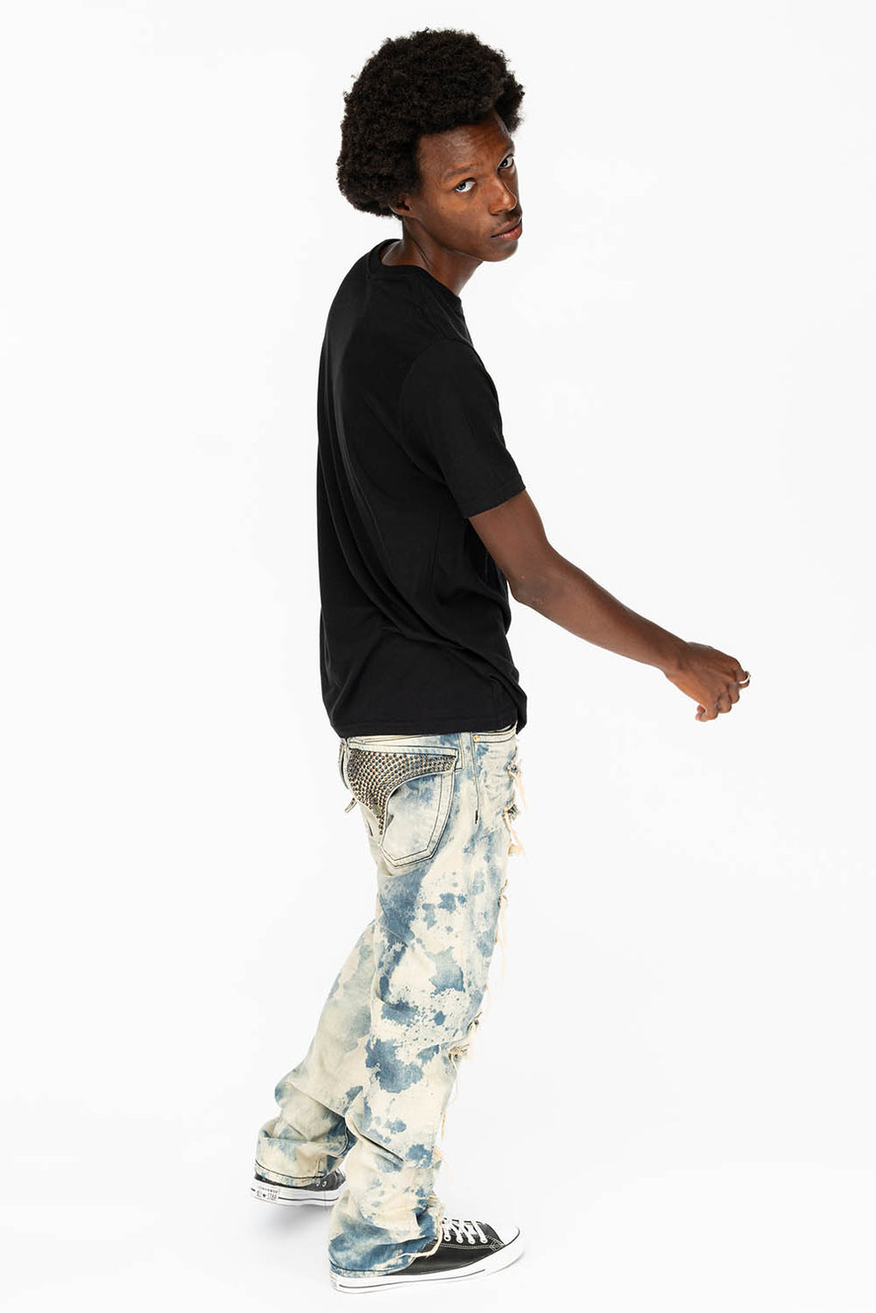 ROBIN'S VINTAGE EDITION JEANS WITH CRYSTALS IN DESTROY CHEROKEE – Robin ...