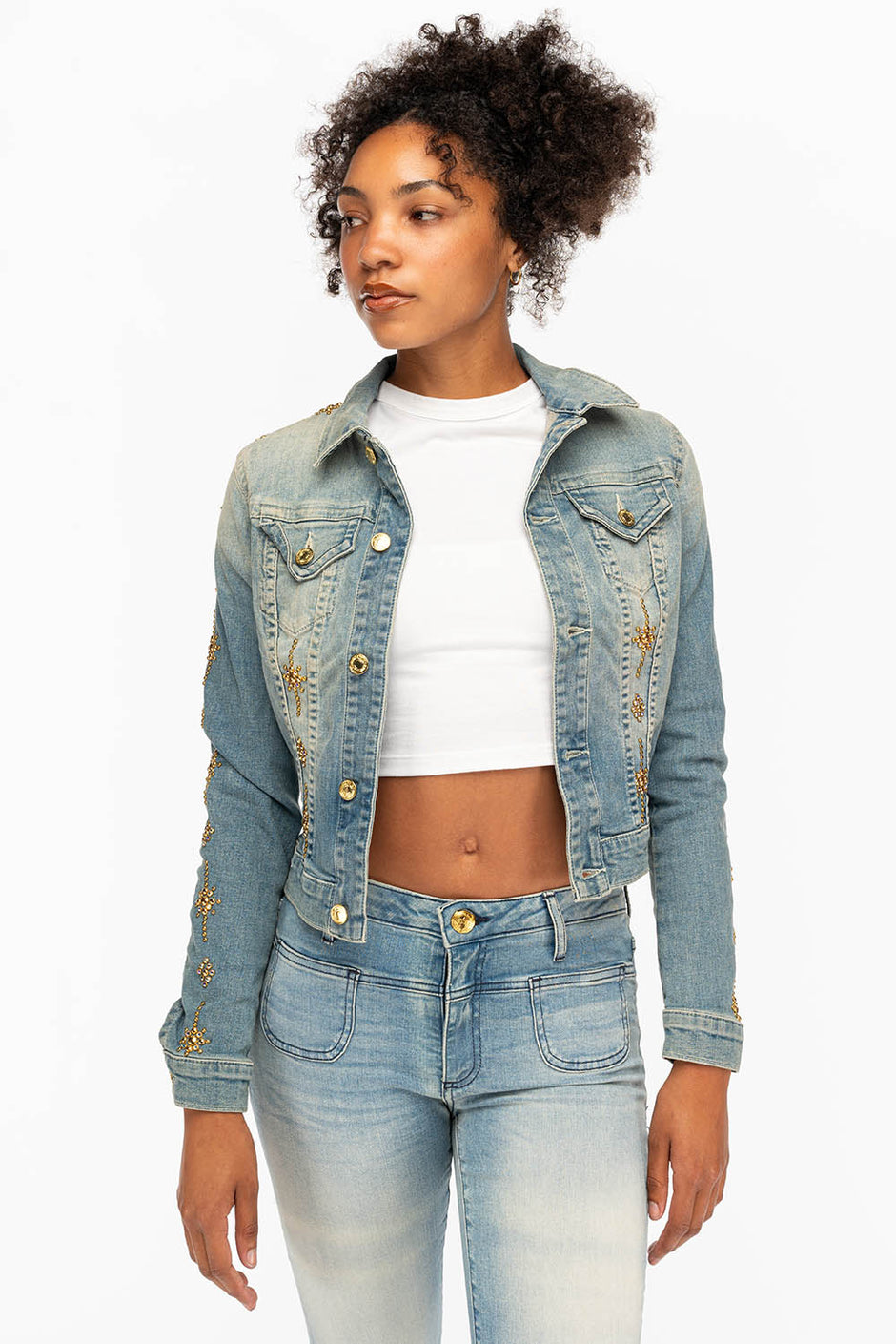 Women Tops - Denim Jacket-Vest – Robin's Jean